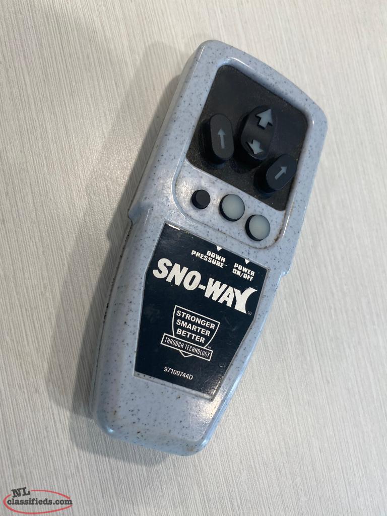 Sno-Way wireless remote control unit - Mount Pearl, Newfoundland ...