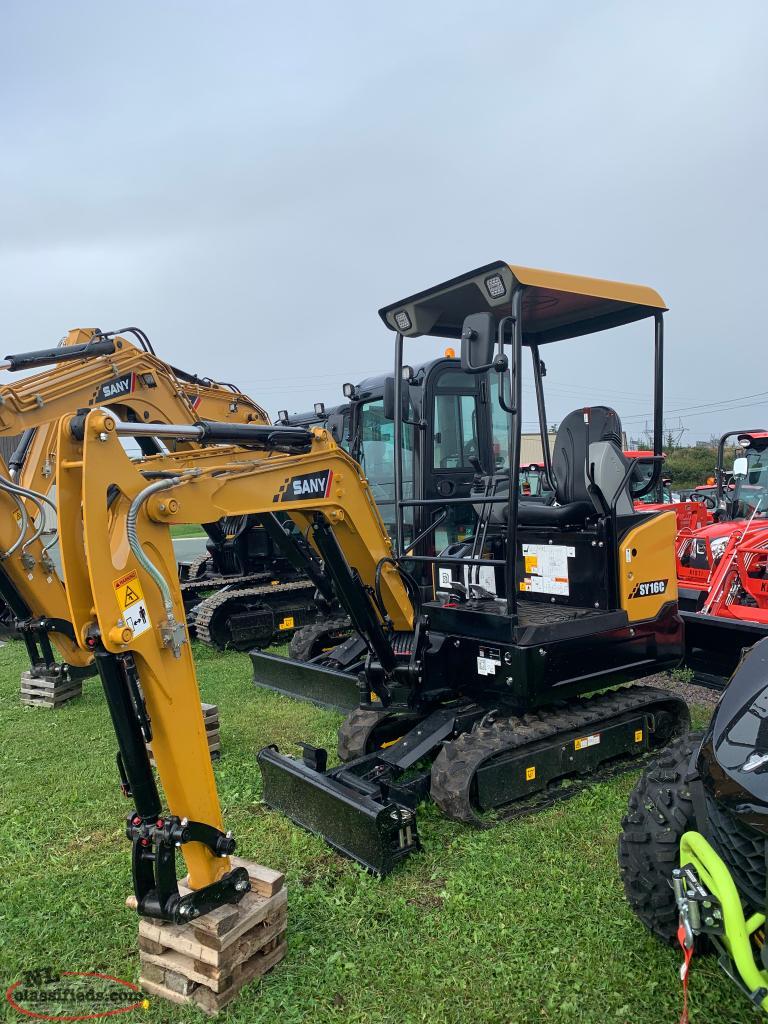 Save $6780.00 on A SANY SY16C MINI EXCAVATOR - Mount Pearl ...