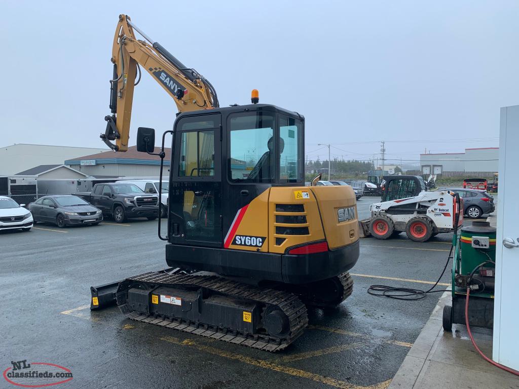 Save $8200.00 on a SANY SY60C EXCAVATOR plus get A free Bucket - Mount ...