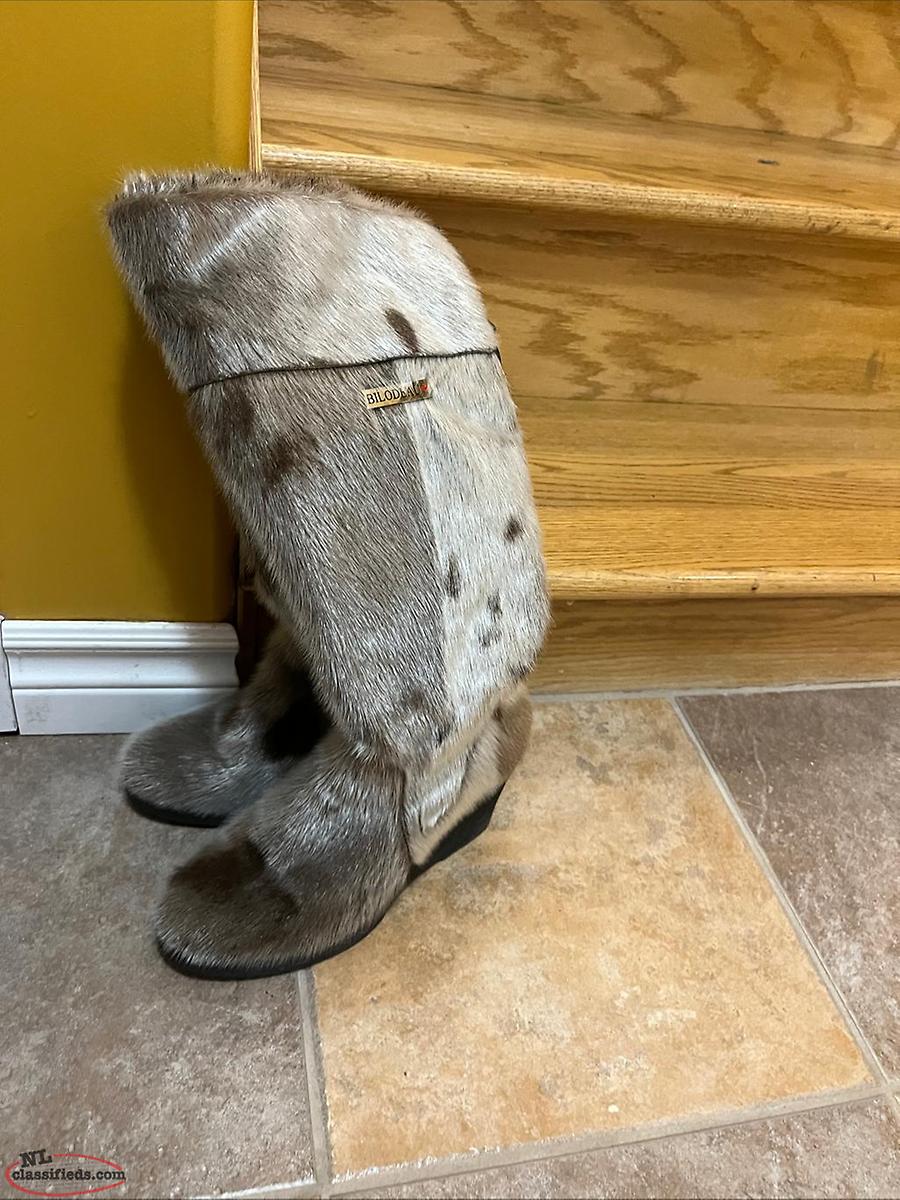 Womens seal skin wedge boots - Paradise, Newfoundland Labrador | NL ...