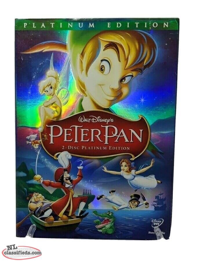 Peter Pan - WALT DISNEY DVD 2-disc Platinum Edition (NEW SEALED) - St ...