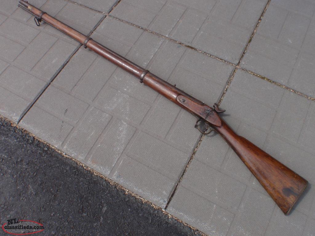 Antique Musket with original steel ram rod - Grand Falls Windsor ...