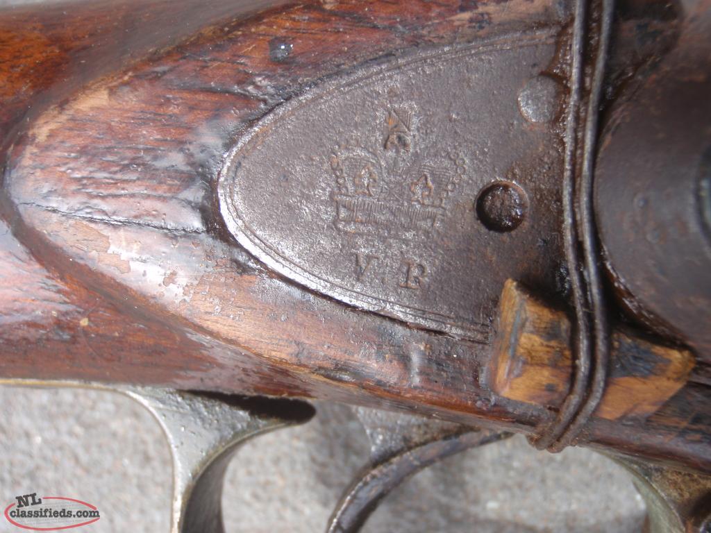 Antique Musket with original steel ram rod - Grand Falls Windsor ...
