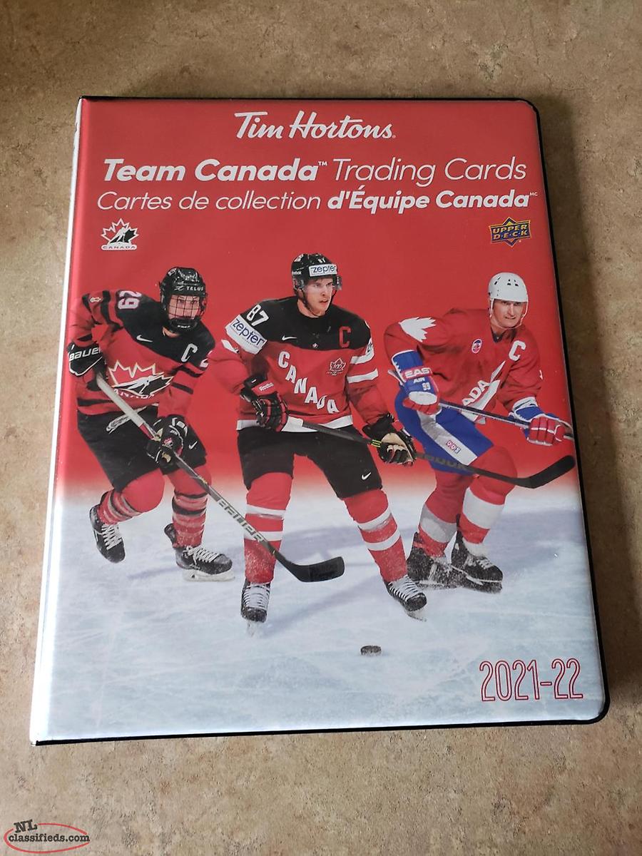 Tim Horton's Team Canada 2022 Hockey Binder - Cbs, Newfoundland ...