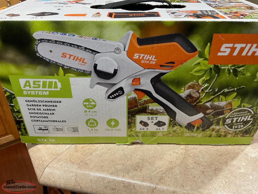 STIHL GTA 26 saw - Goulds, Newfoundland Labrador | NL Classifieds