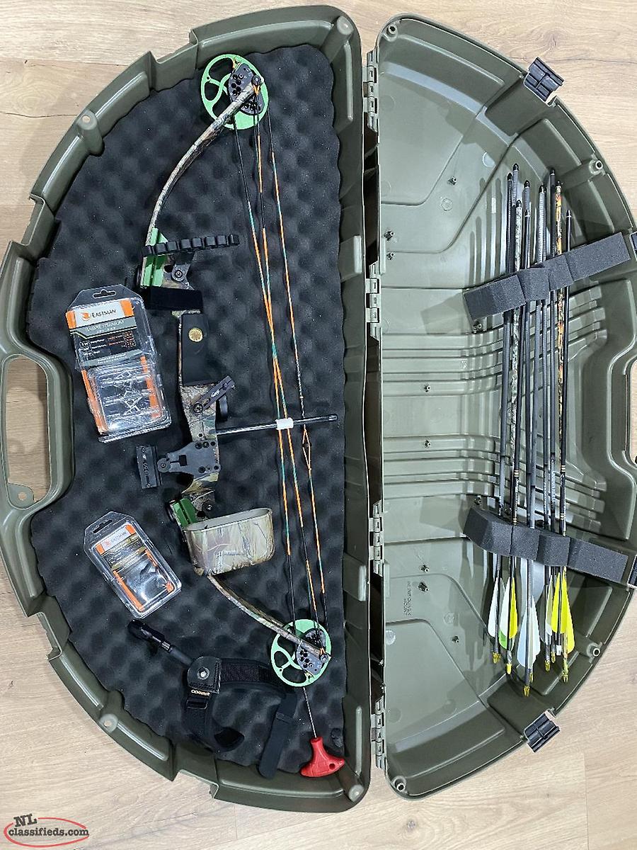 Bear Odyssey Two Intermediate Compound Bow With Case And Accessories ...