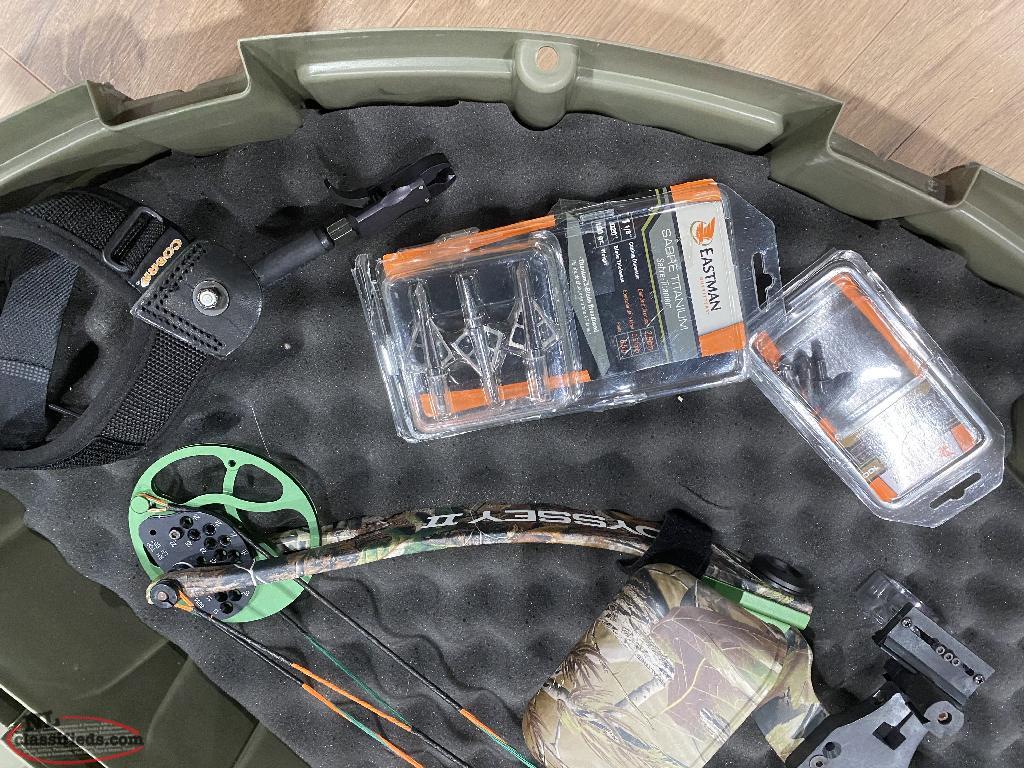 Bear Odyssey Two Intermediate Compound Bow With Case And Accessories ...