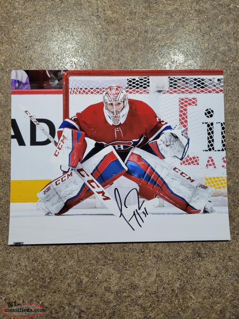 Montreal Canadiens hockey autograph 8x10 photos for sale! Memorabilia ...