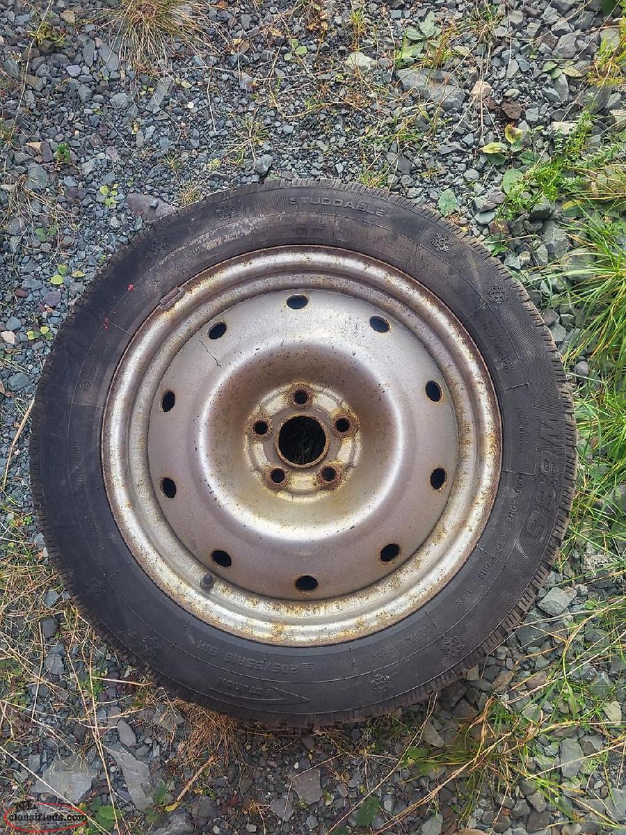 Four 205 55 R19 Sudded Winter Tires On Steel Rims - Clarkes Beach ...