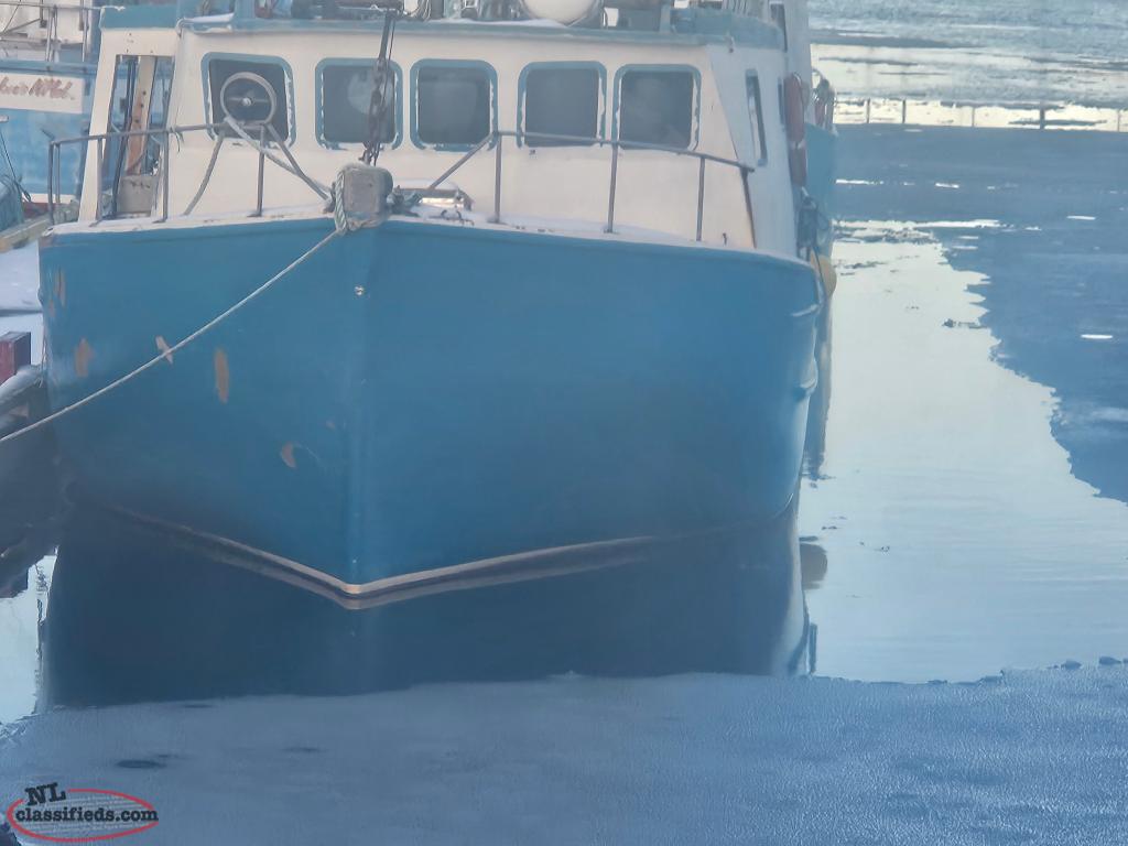 36 ft fibreglass over wood longliner - Fortune, Newfoundland Labrador ...
